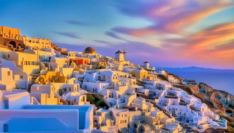 Points de vue uniques à Santorin : admirez le coucher de soleil parfait