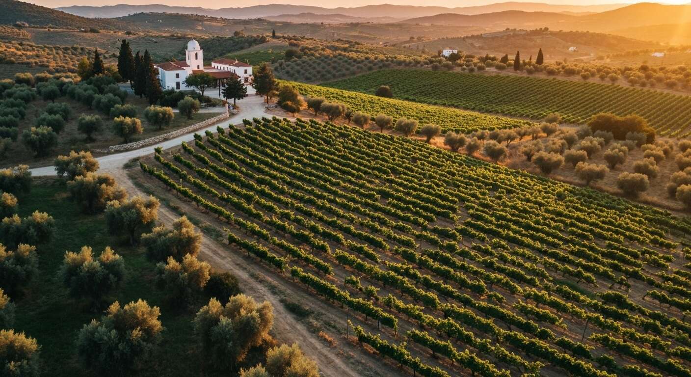 Découverte architecturale des vignobles de Grèce